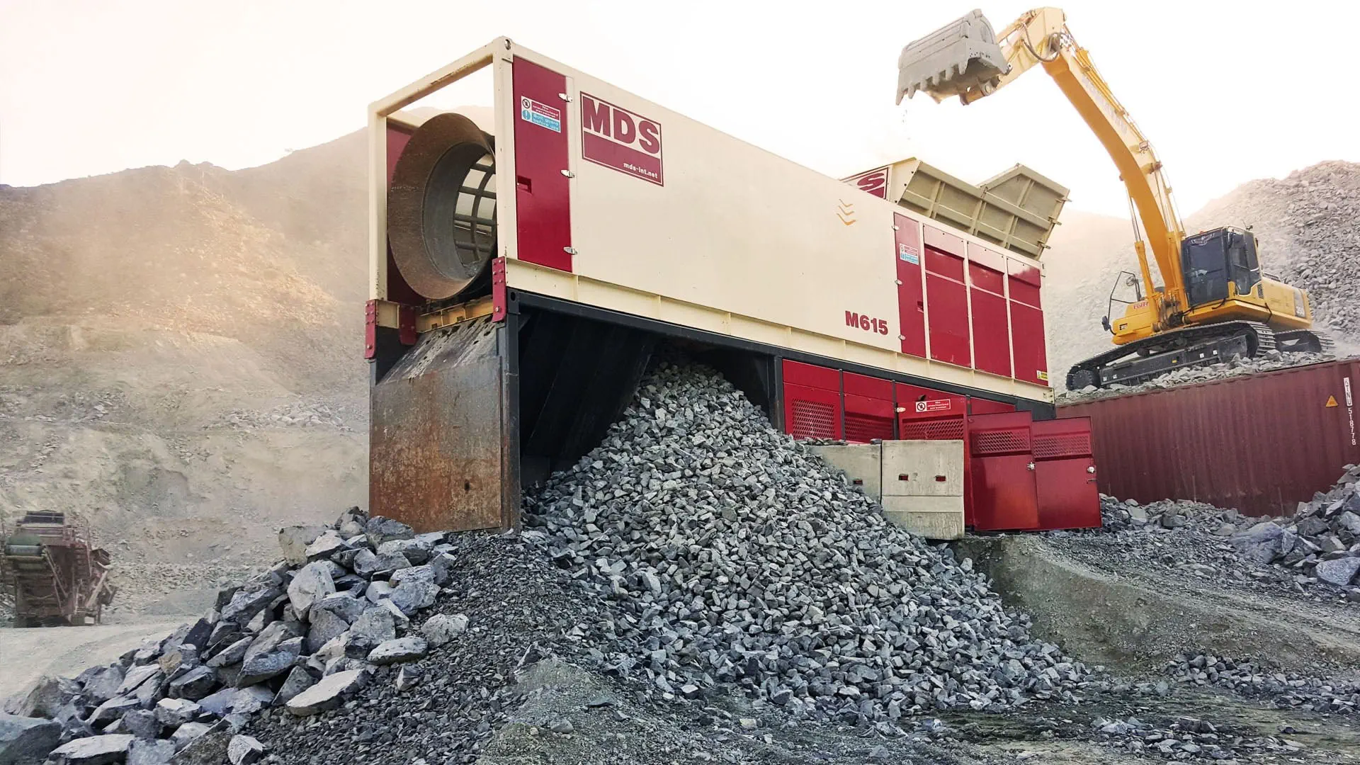 MDS M615 Stasjonær trommelsikt - Mineralteknikk