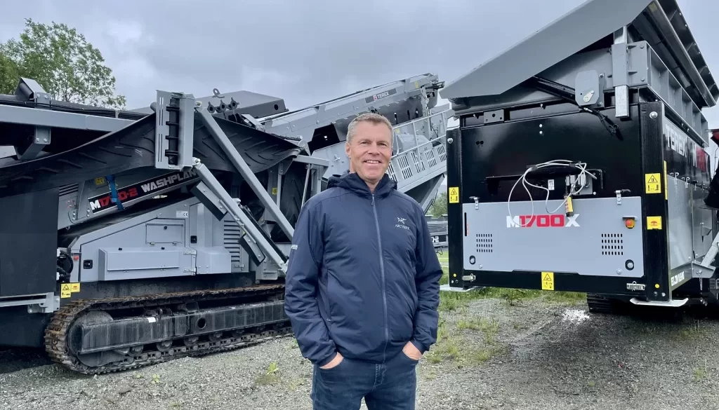 Maskin som kan vaske og tørrsikte masser - Mineralteknikk